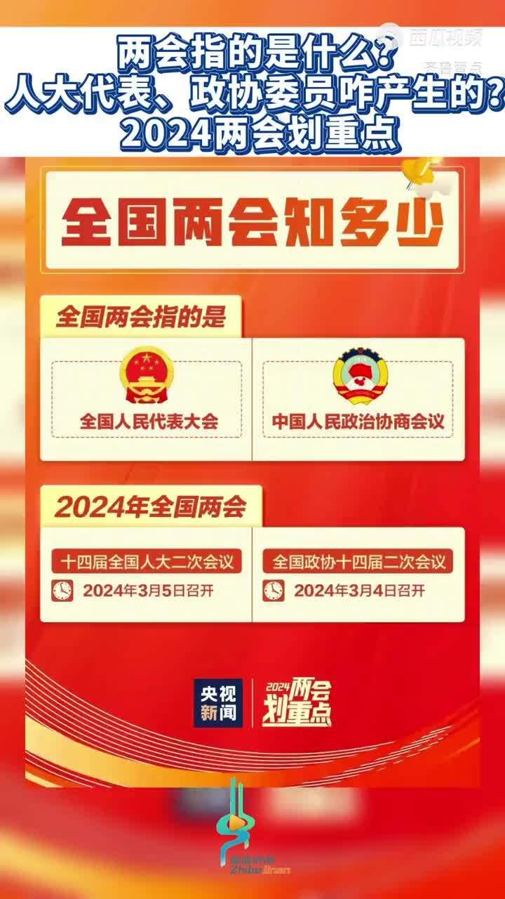 两会指的是什么?人大代表、政协委员咋产生的?2024两会划重点