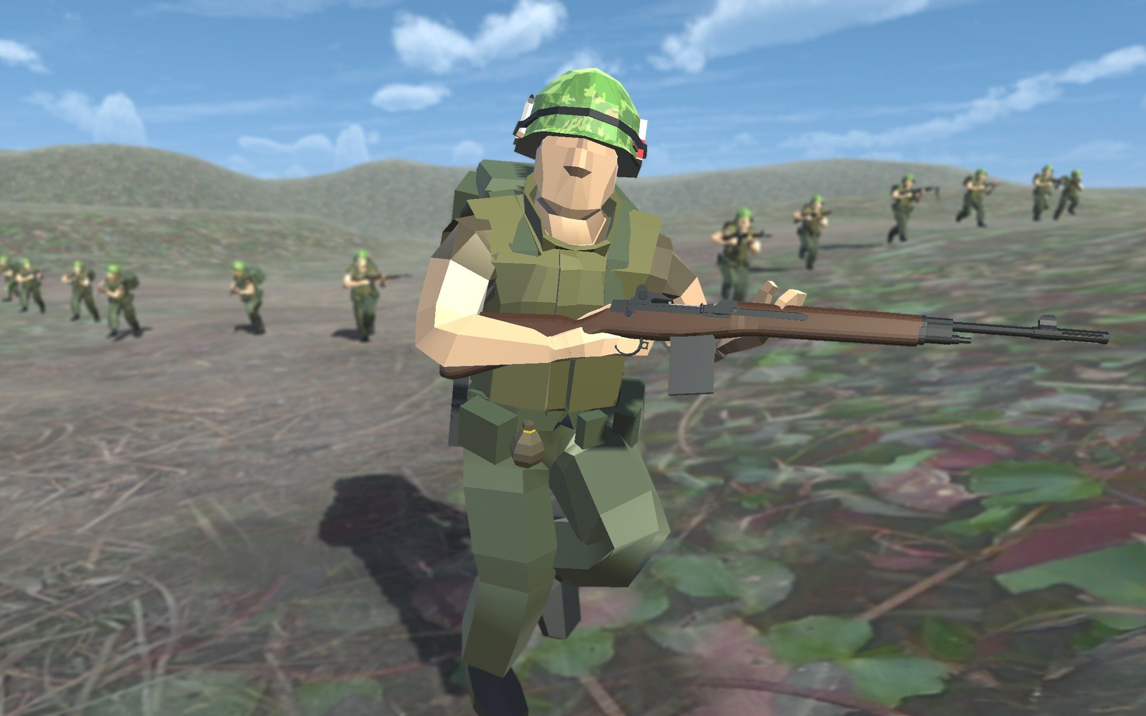 【Ravenfield游戏宣传】自制狗屎级战地模拟器CG宣传片