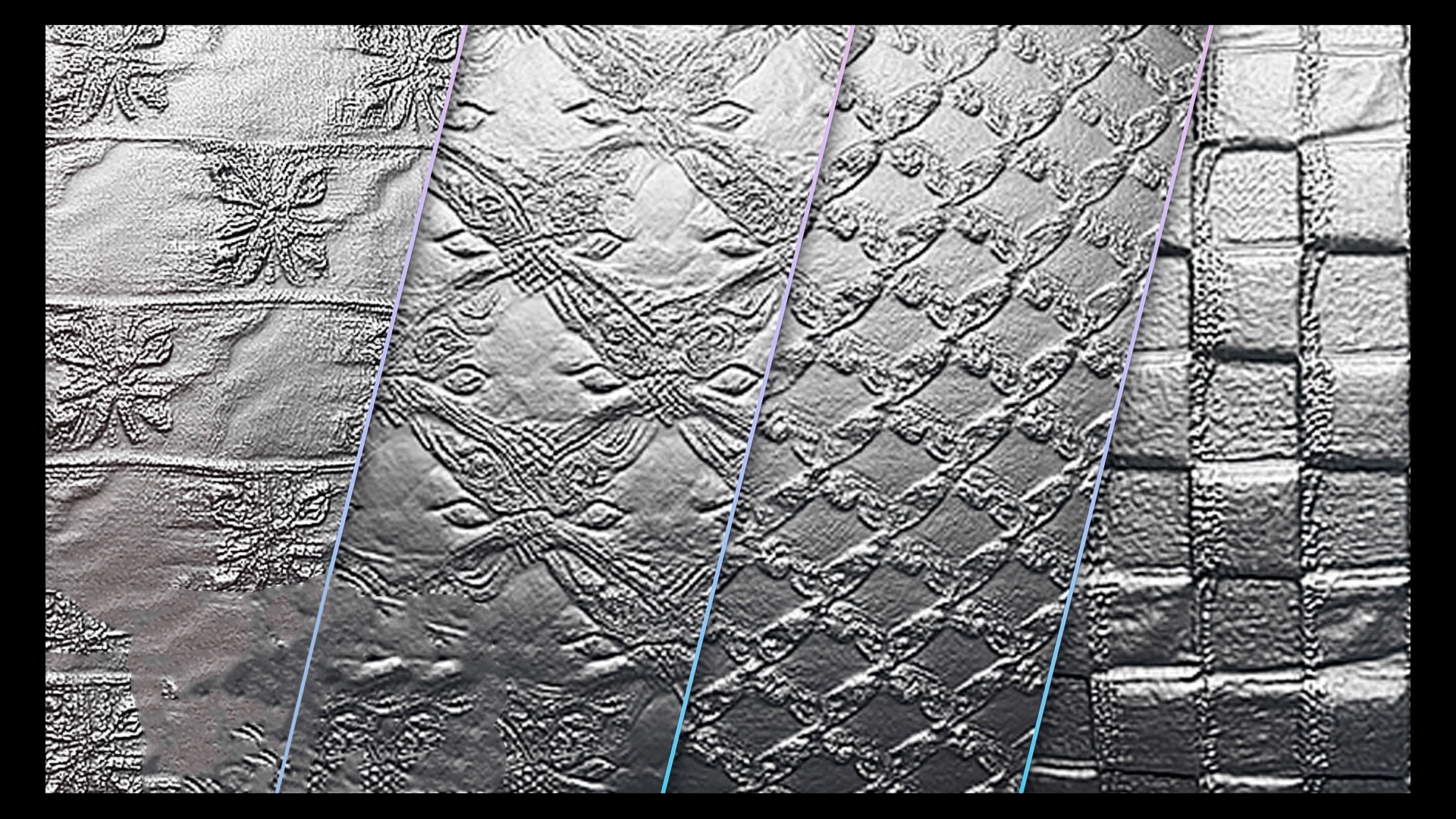 ZBrush服装织物可平铺Alpha笔刷织物纹理贴图布料细节雕刻zb笔刷