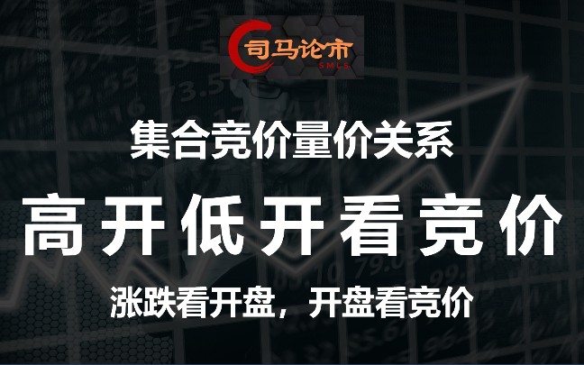 集合竞价量价关系,高开低开看竞价,涨跌看开盘,开盘看竞价!