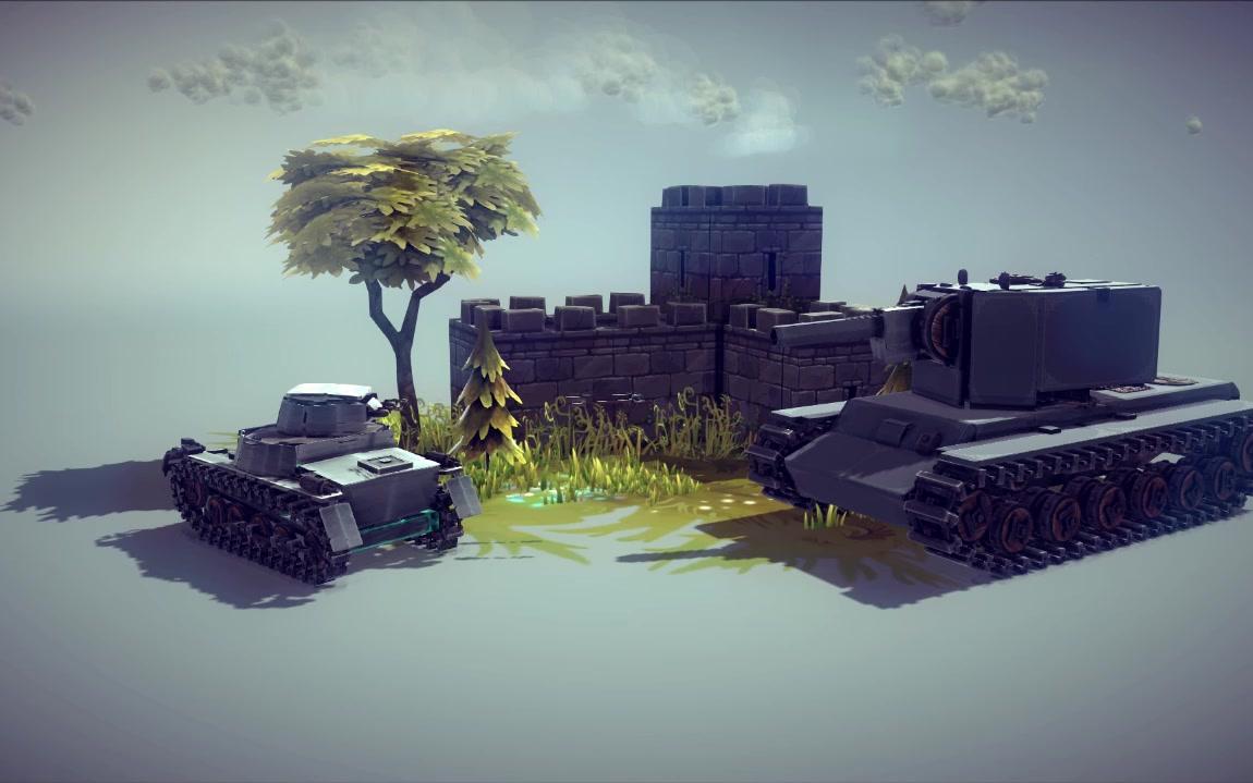 【Besiege】食我大152毫米HE啦!KV-2反作用力炮试验型