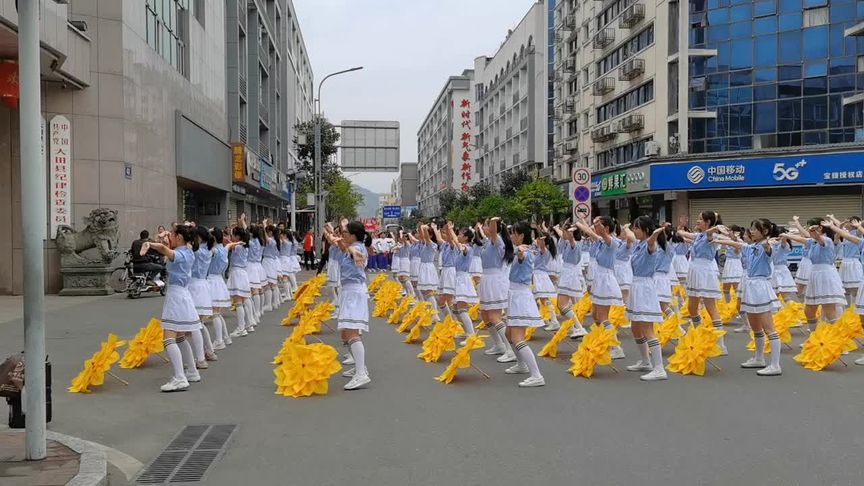 20.10.21,大田一中校运会踩街文艺表演。#大田一中#大田