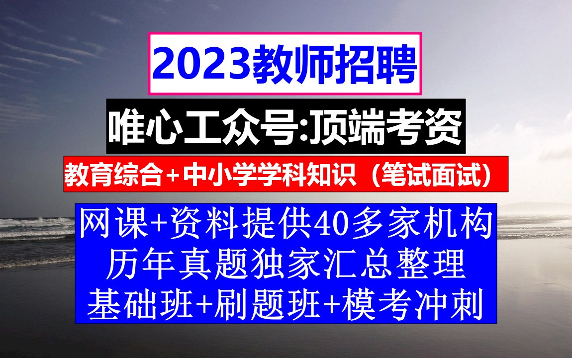 23年教师招聘小初高信息技术,小学教师资格考试,教师考编考几科