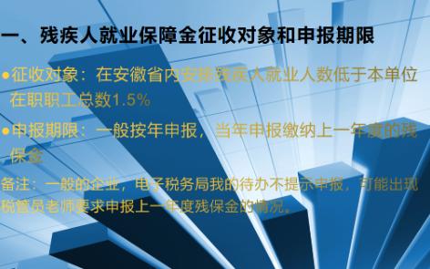 最新残疾人就业保障金申报(安徽)
