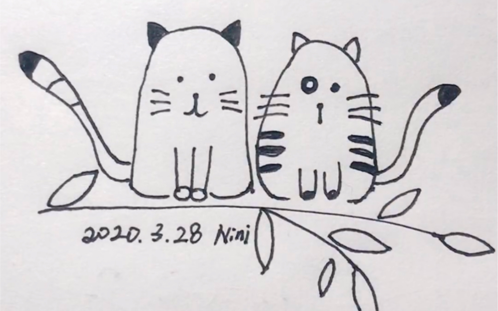 【简笔画】【创意美术】【儿童画】【卡通】【线描】【每日一画】不...