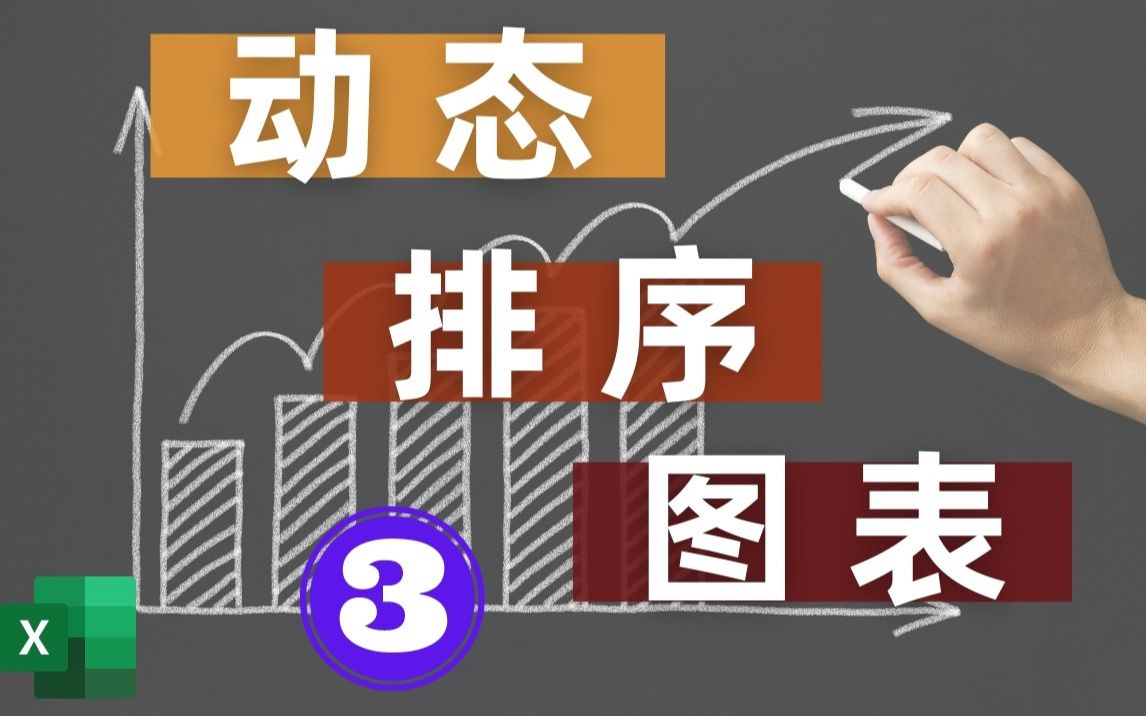 外企自动排序柱状图/条形图(三)