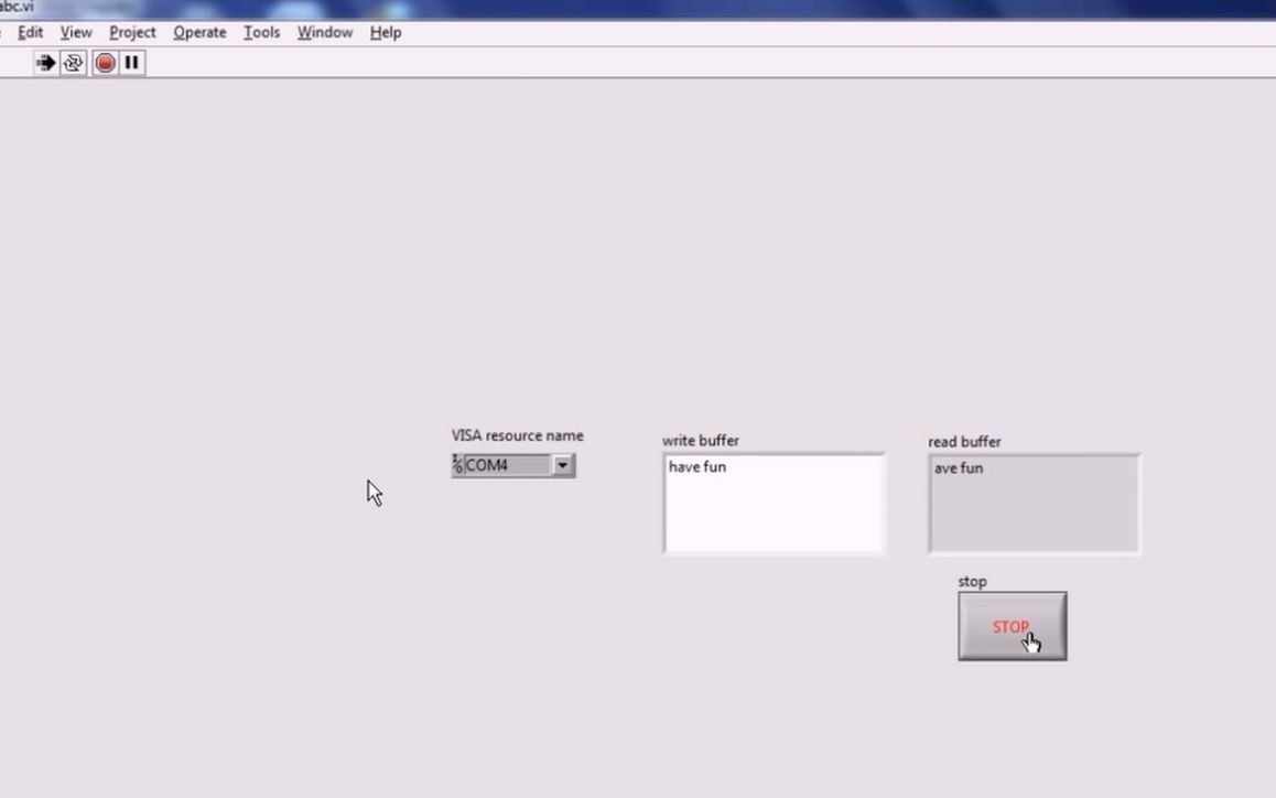 使用LabVIEW做一个串口助手