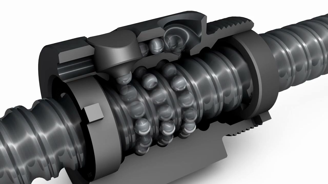 机械标准件——滚珠丝杠工作原理1