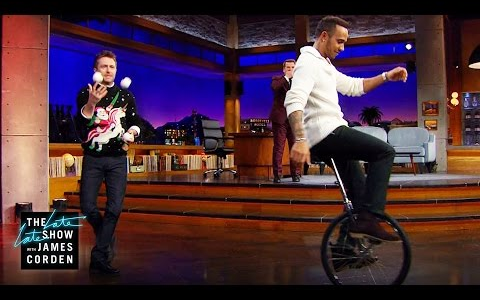 【汉密尔顿】七冠王的单轮自行车表演