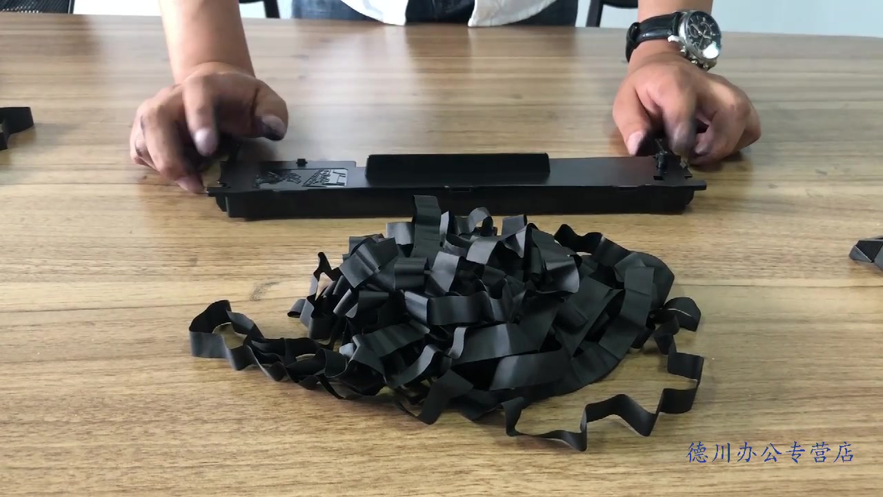 色带芯散落后安装方法