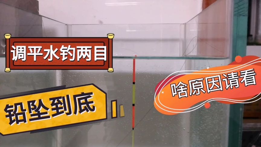 调平水该钓多少目合适,取决于钩重!看懂了告别空军!