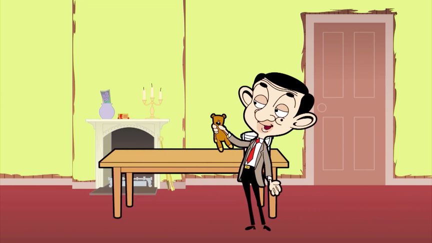 憨豆先生动画版:憨豆拿错涂料,把房间墙壁涂成了绿色!