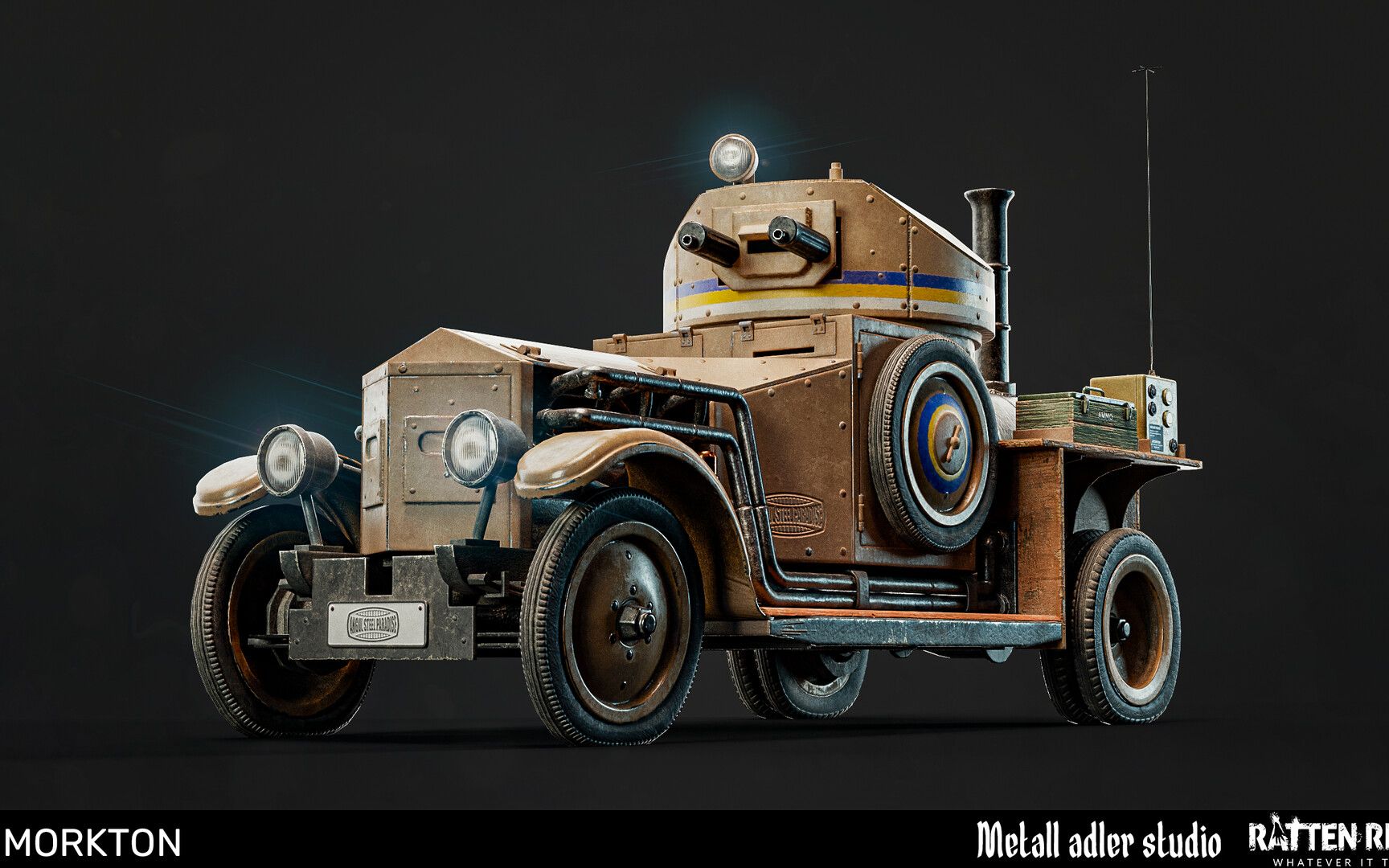 【Maya零基础建模】从box开始制作,装甲车模型完整布线卡线UV贴图...