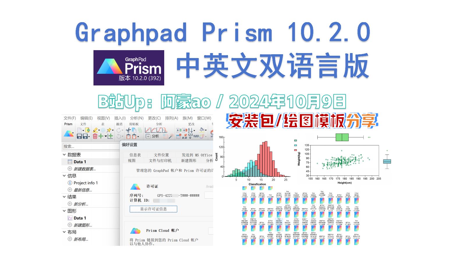 Graphpad Prism 10.2.0 中文版:一款超好用易上手的科研数据分析绘图...