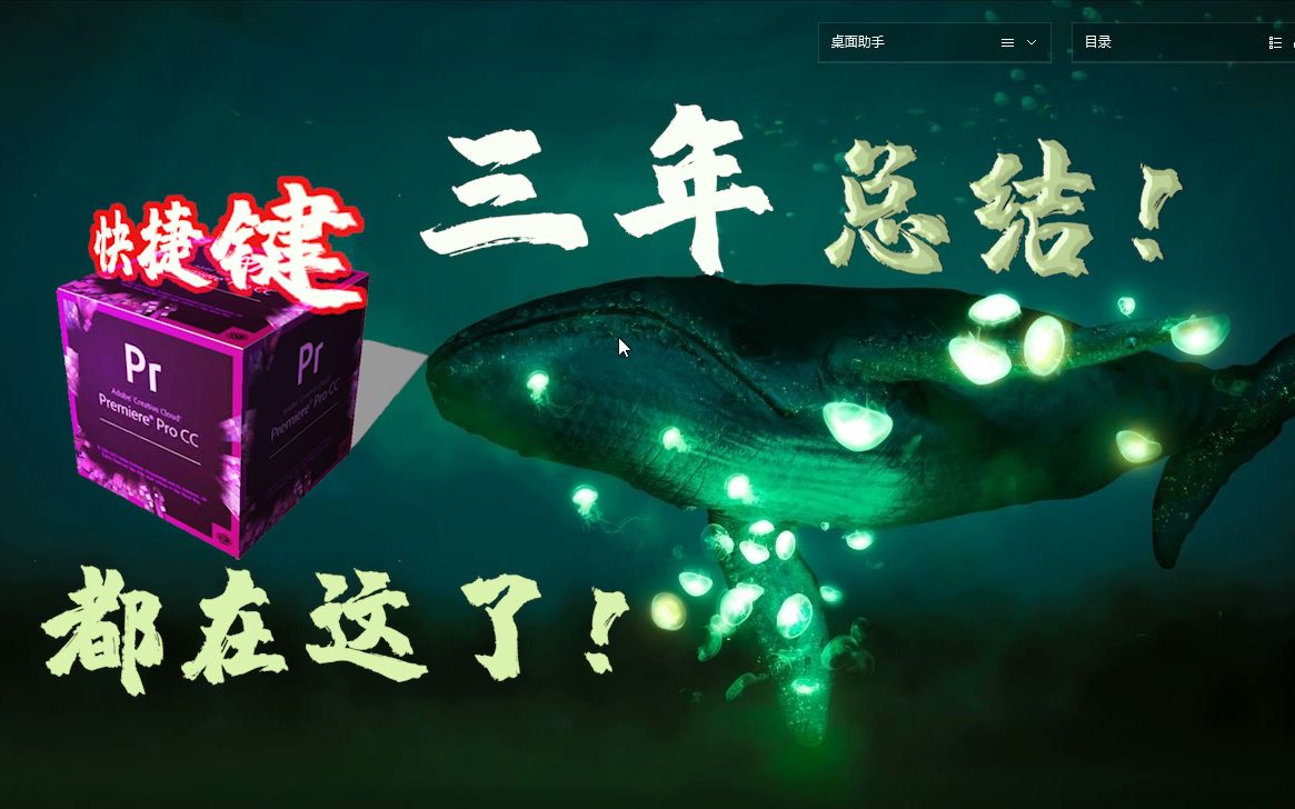 【教程】剪片3年来最常用的的Pr快捷键集合,回顾与分享