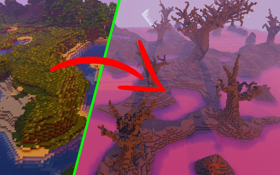 【我的世界】地形更改教学 | 生物群落大更改 - EXTREME Minecraft ...