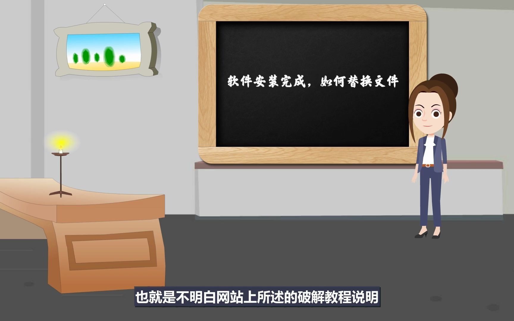 软件安装完成,如何替换文件