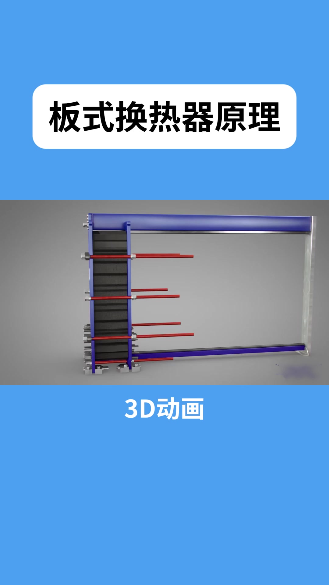 板式换热器原理#换热器厂家 #板式换热器 #科普