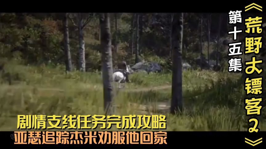《荒野大镖客2》剧情支线任务完成攻略,亚瑟追踪杰米劝服他回家