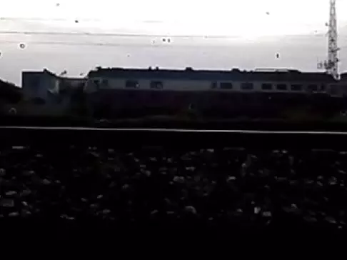 【亳州车迷】K8416次列车本务机车DF4D折返牵引K8563