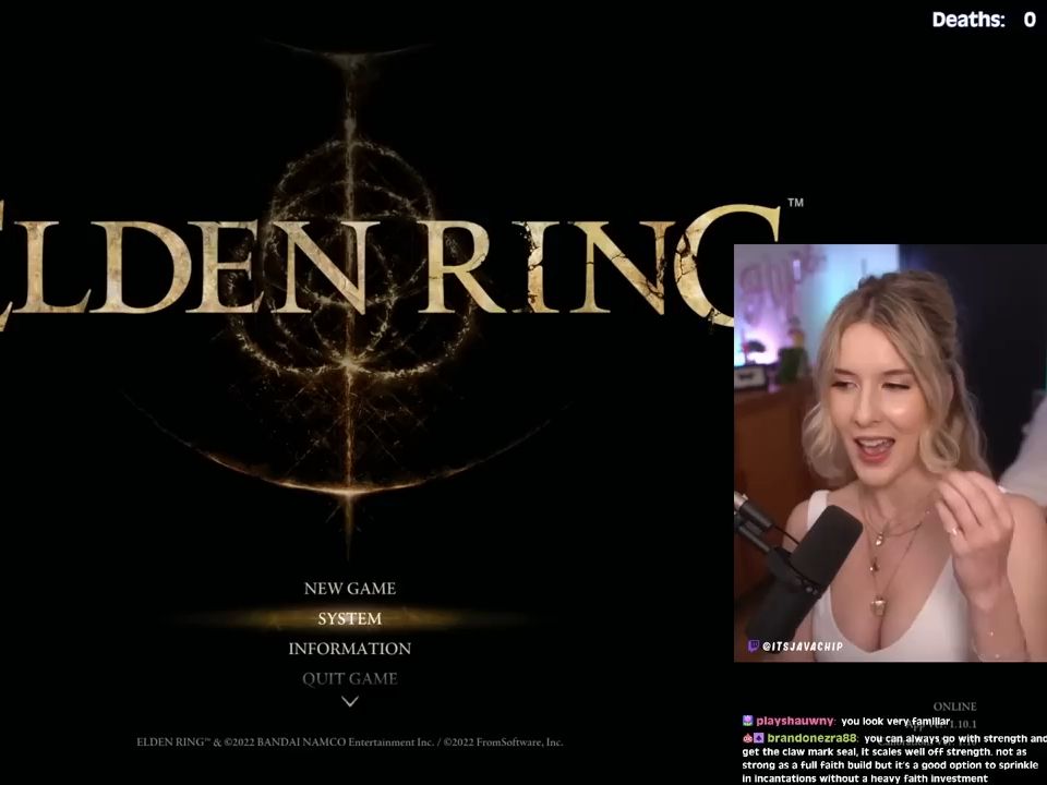 【艾尔登法环/机翻】itsjavachip小姐姐正片初见