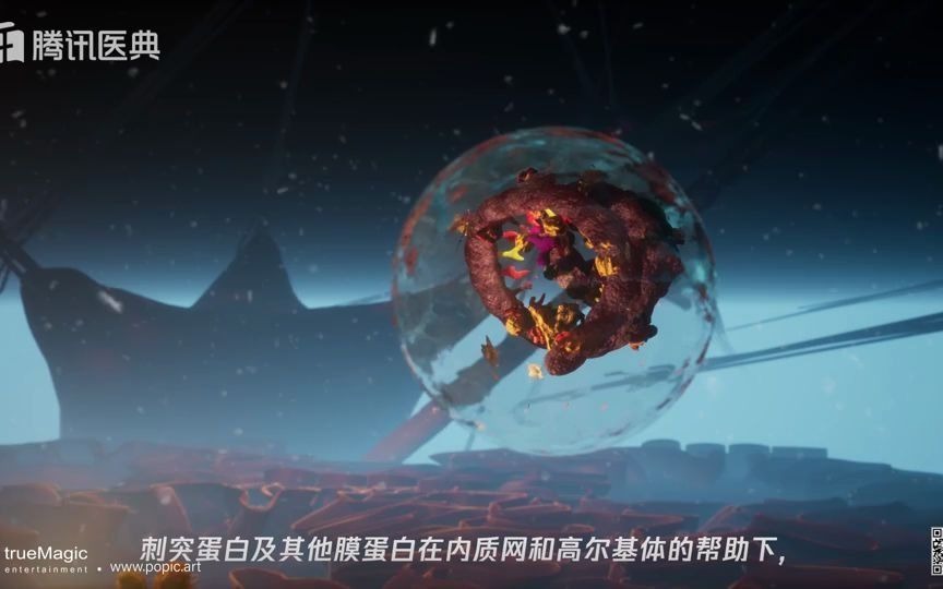 动画设计 | 腾讯医典-新冠病毒