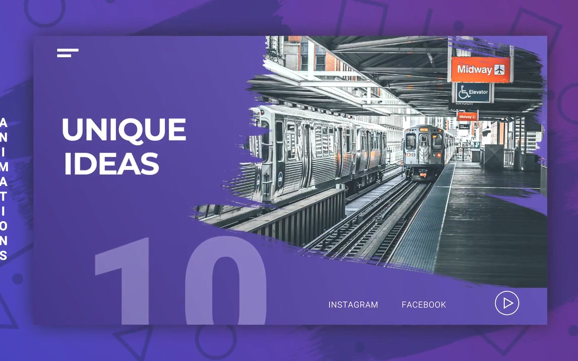 PR模板-涂抹卡片特效的公司企业商务团队人物介绍产品介绍教育品牌...