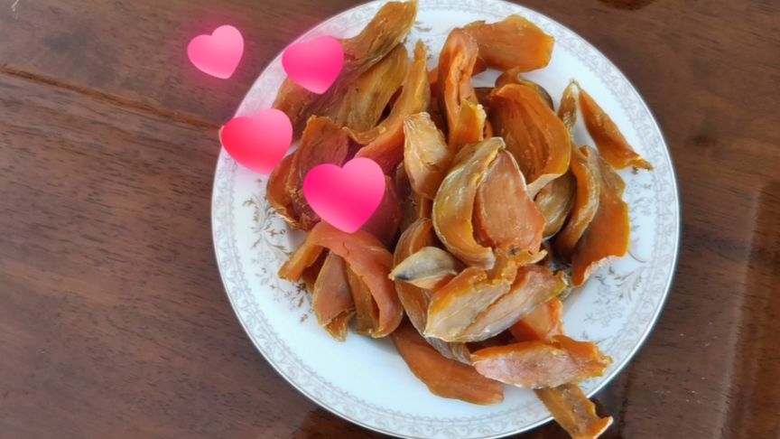 在家也能自己制作健康美味的红薯干