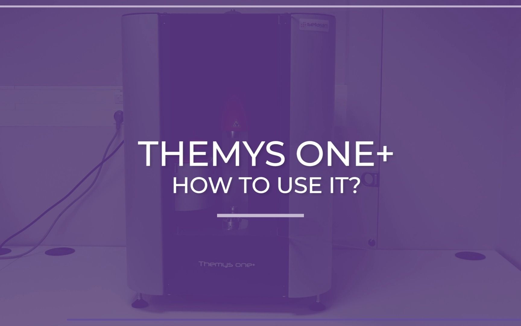 UTILIZATION THEMYS ONE+ 自动进样综合热分析仪平台 使用演示