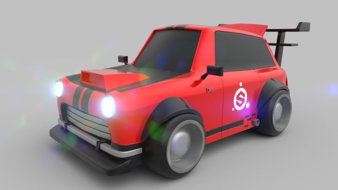 【Maya建模】次世代卡通汽车高模制作,3D载具基础布线技巧讲解