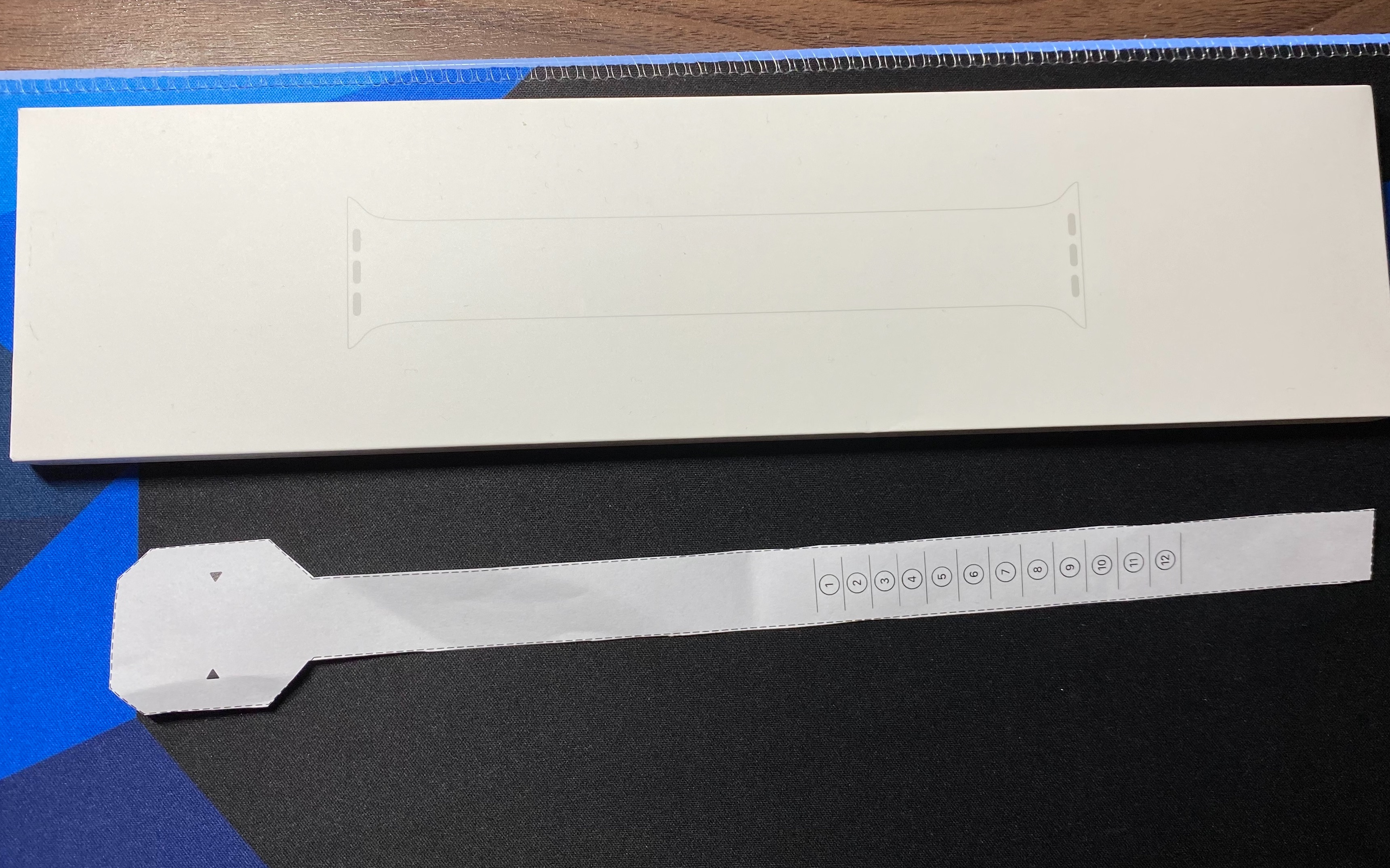 apple watch单圈表带 开箱及测量方法分享