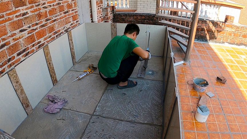 小伙第一次建造乌龟池,200块成本,做出来的效果怎么样?