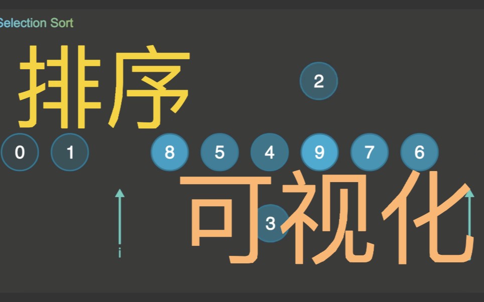 经典排序算法可视化[manim/3b1b]