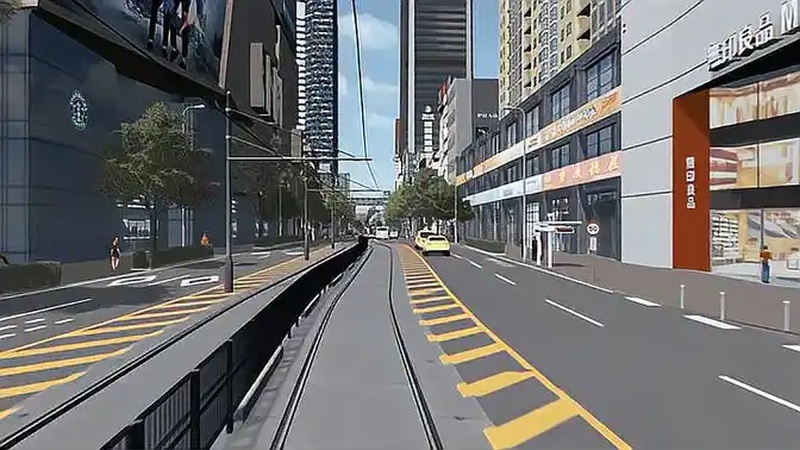 《城市:天际线》全新第一人称视角有轨电车线路