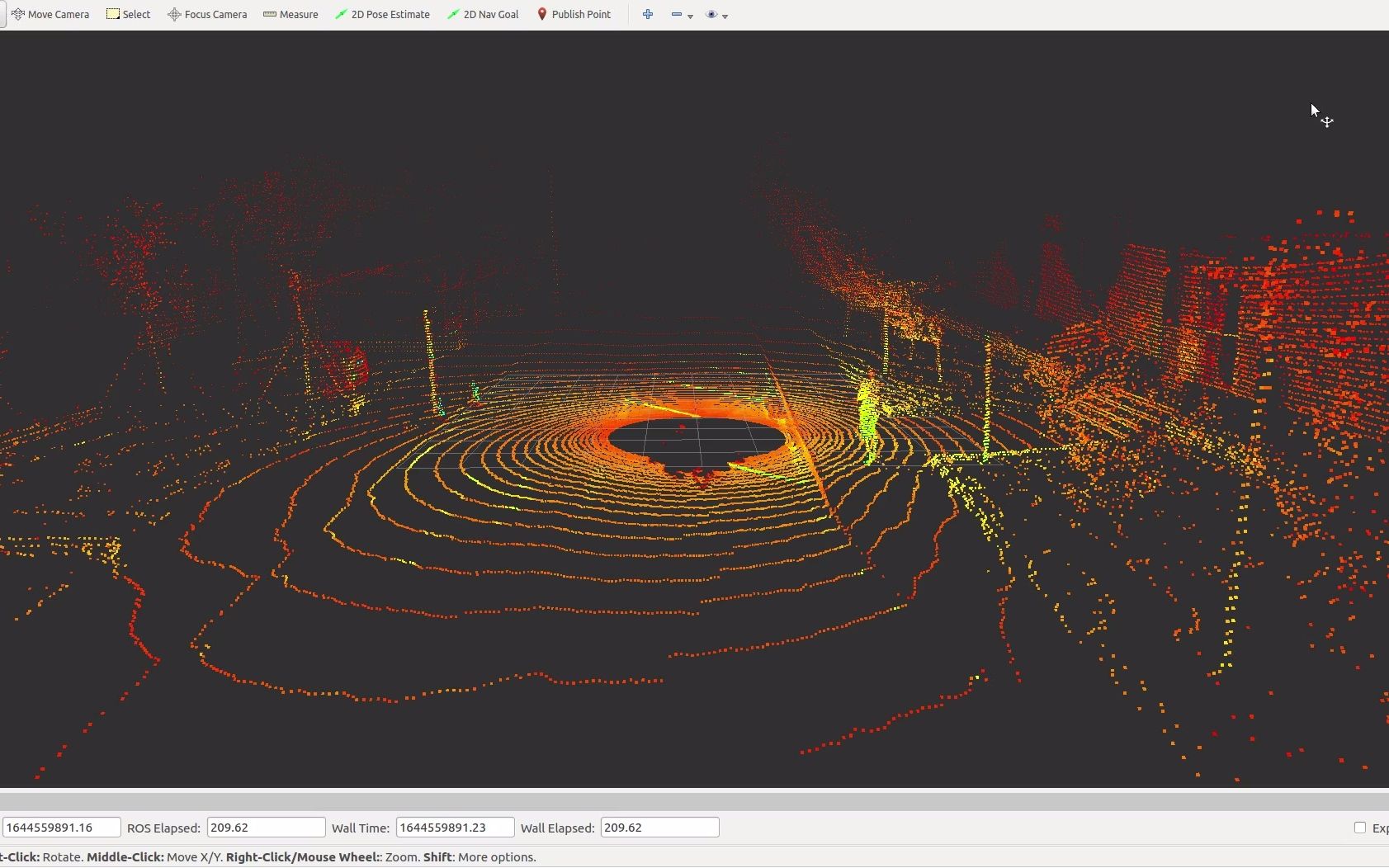 64线激光雷达点云数据
