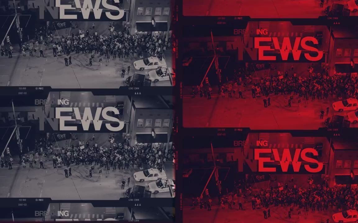 Pr新闻片头模板 5张16秒突发事件广播报道民生经济 Pr素材