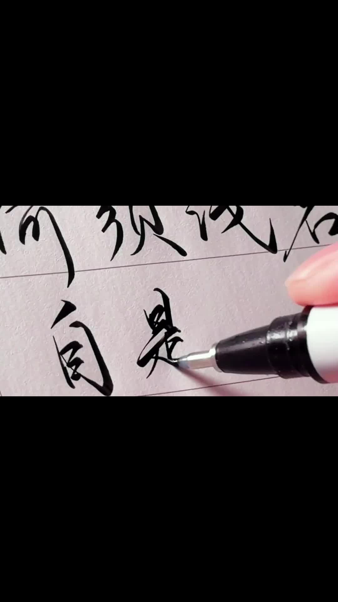 STA斯塔二代秀丽笔3755防水自带笔锋的笔书法练字大中小楷勾线画#...