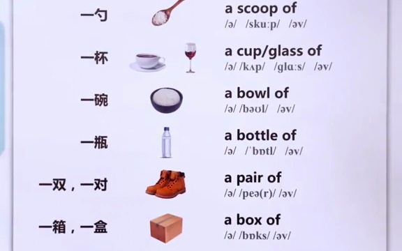 英文中常用的量词#分类记单词#短语#学英语 #口语 一起学口语#shorts