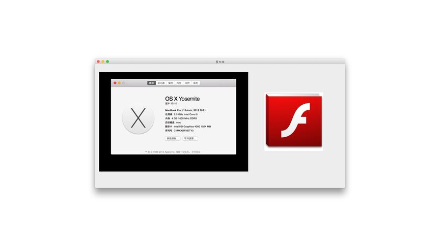 【苦力怕】OS X10.10安装flash