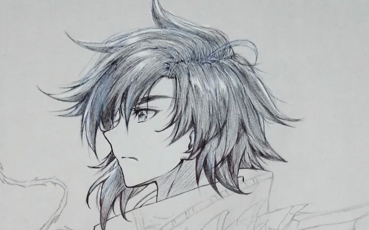 【斗罗大陆】金龙月语唐舞麟，参上！（头部绘画过程）