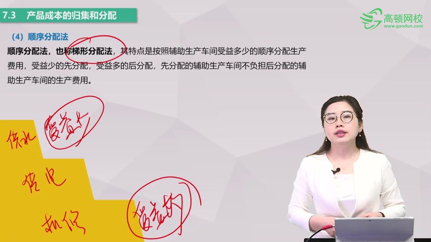 初级会计职称:什么是顺序配法?