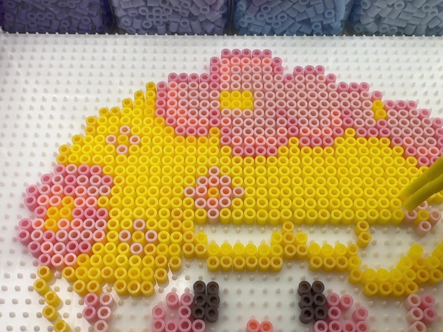 沉浸式拼豆#拼豆 #拼豆豆手工 #沉浸式拼豆