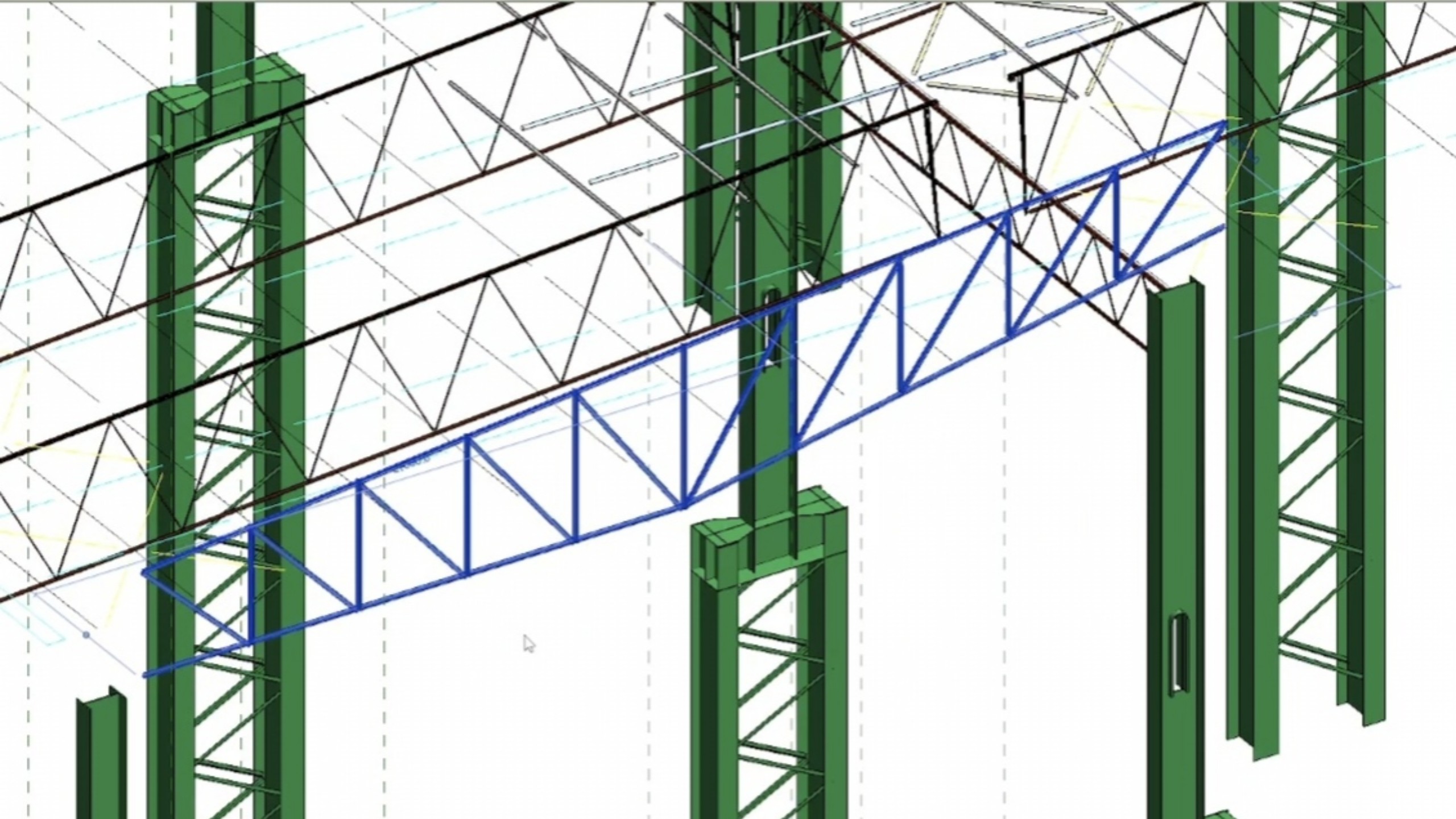 Revit族制作实例-变标高桁架,族中族