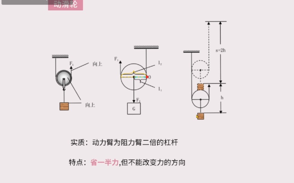 动定滑轮特点梳理