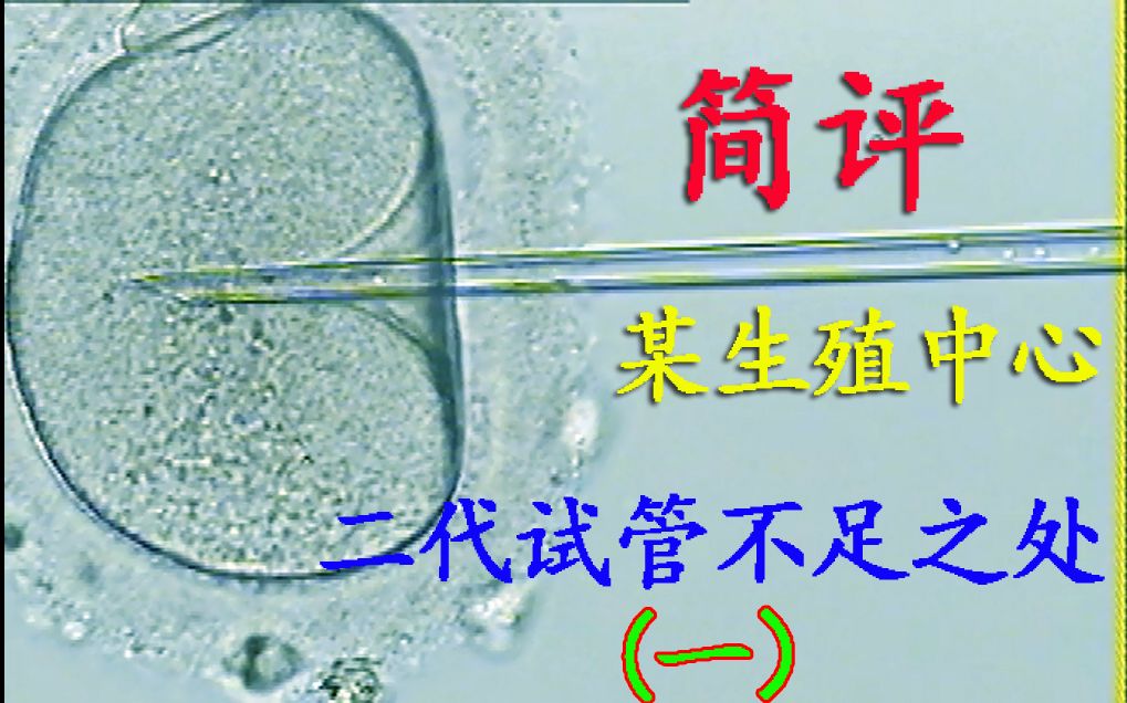 第2个卵明显未受精!简评某中心操作第二代试管婴儿ICSI技术存在的问题