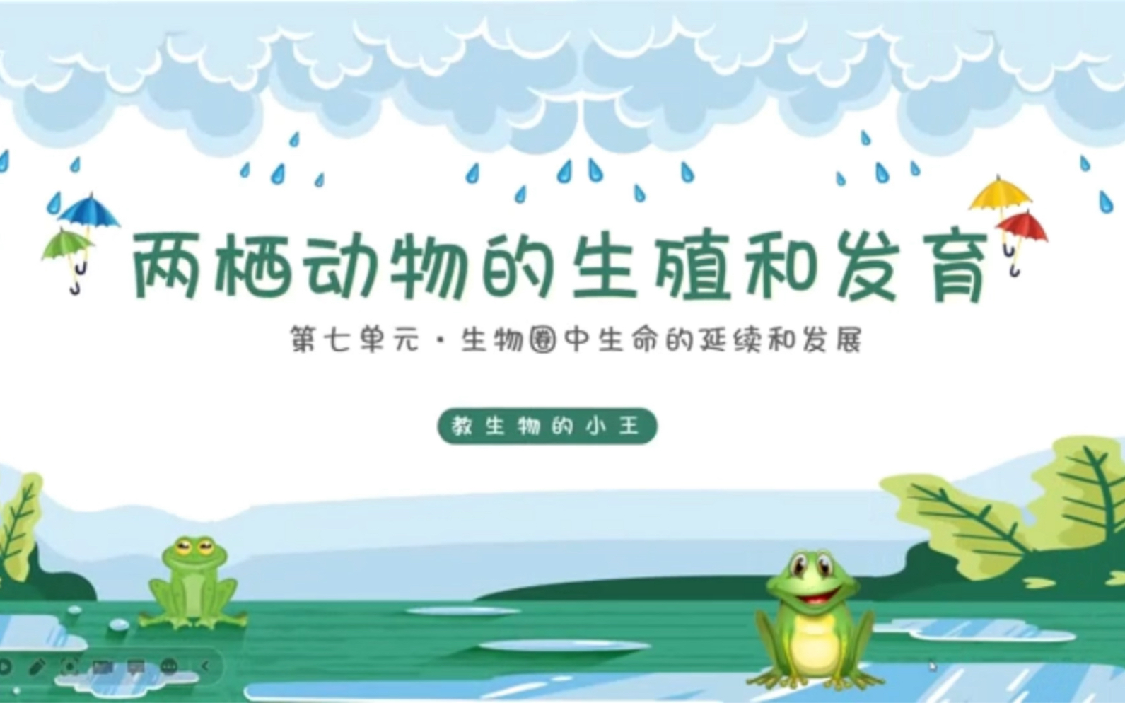 《两栖动物的生殖和发育》|超适配的课件PPT
