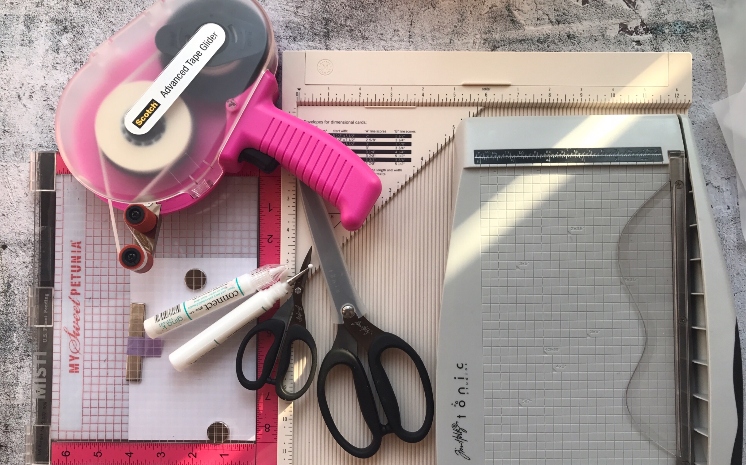 酱紫的工具们-好物推荐(印章神器.剪刀.胶水.划痕版.垫板.裁切刀)