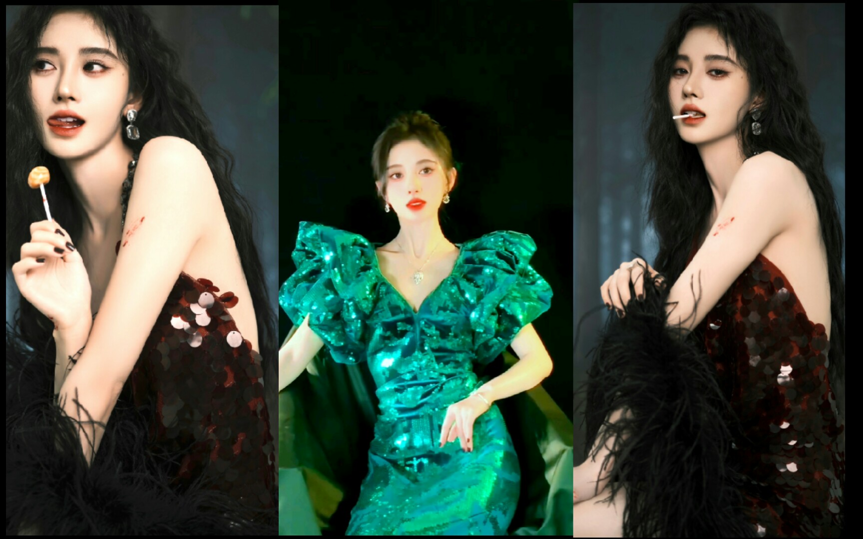 鞠婧祎 微博之夜 4.0版 Focus 艳火绿莲 4K 林允儿 金泰妍 郑秀妍 郑...