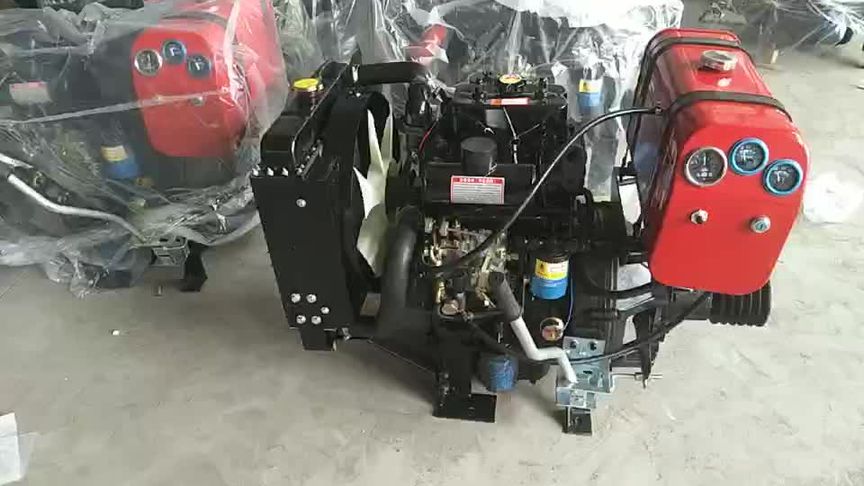 潍坊2110柴油机,2400转,38马力,带离合器皮带轮。#双缸柴油机