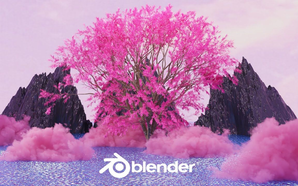 Blender创意场景树木建模教程